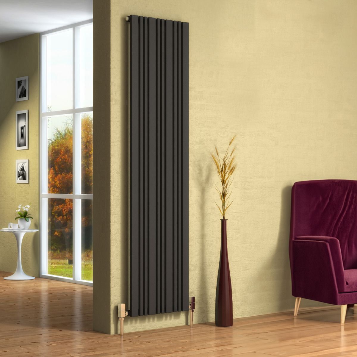 Vertical Designer Radiators | Stylish Slim Tall Radiators – AIZO ...